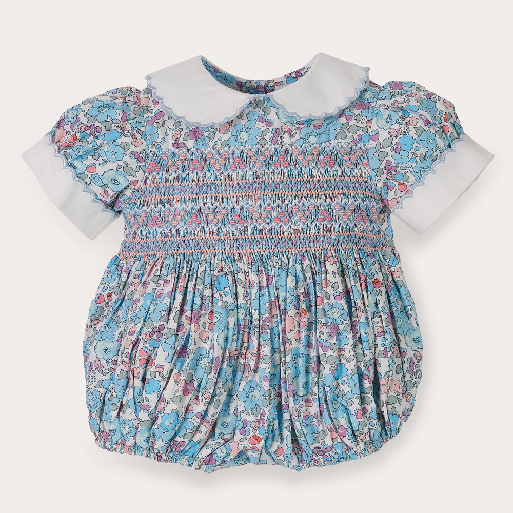 Hand Smocked Willow romper – Little Miss C | Baby & Children's Clothing