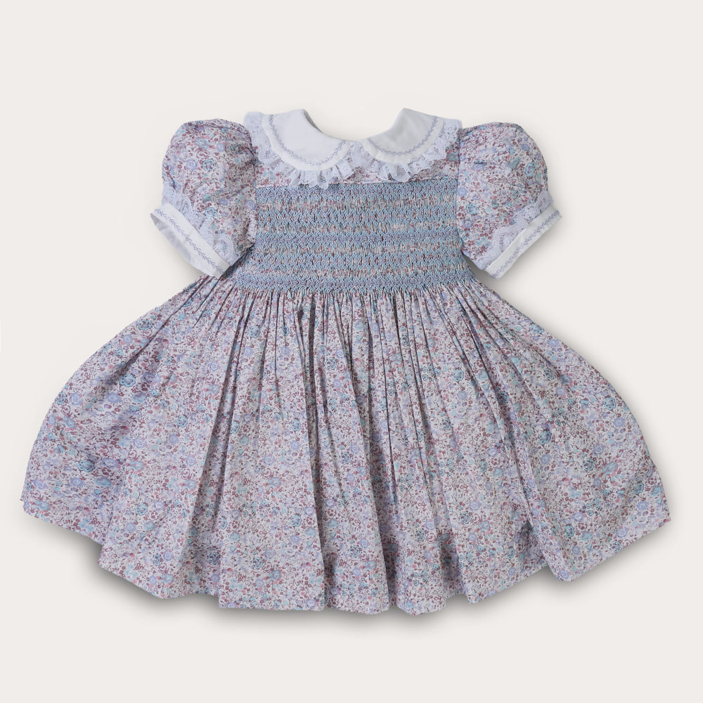 Hand Smocked Ophelia Dress – Little Miss C | Baby & Children's Clothing